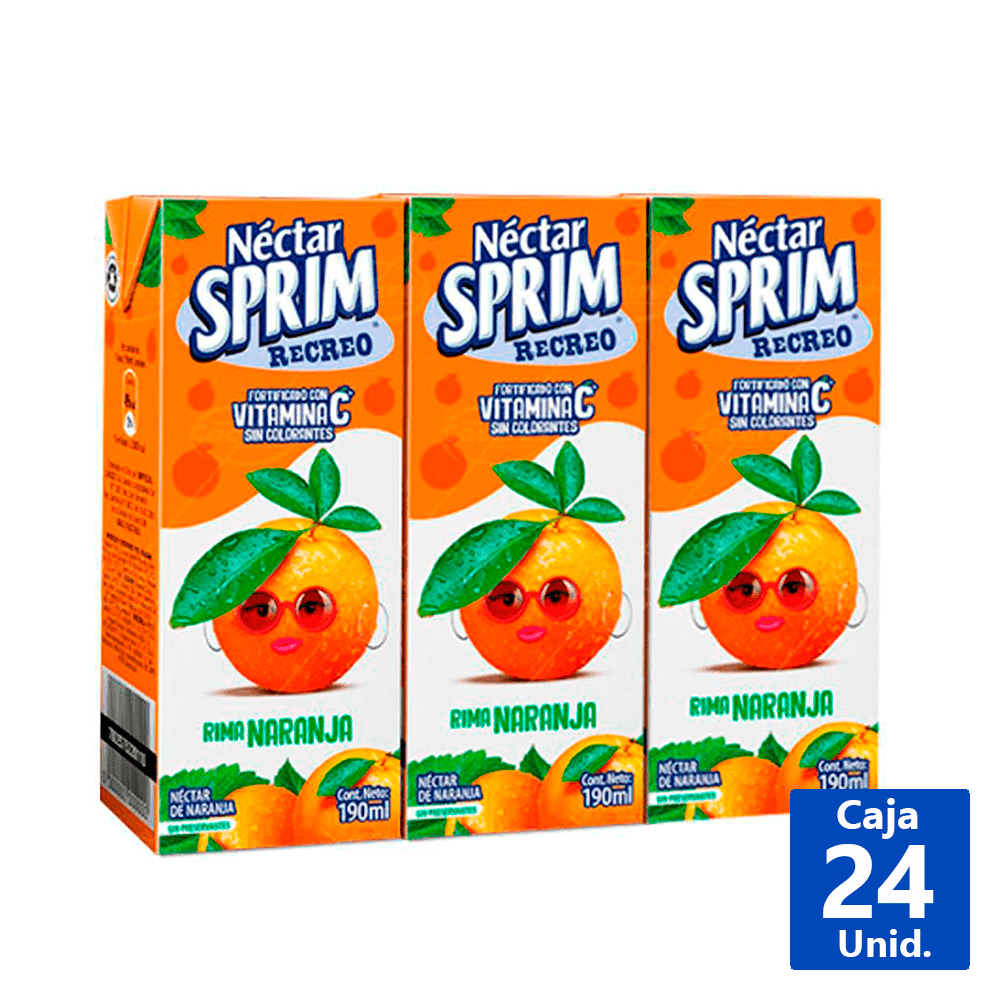 NÉCTAR DE NARANJA SPRIM 190 ML - Dimak Online