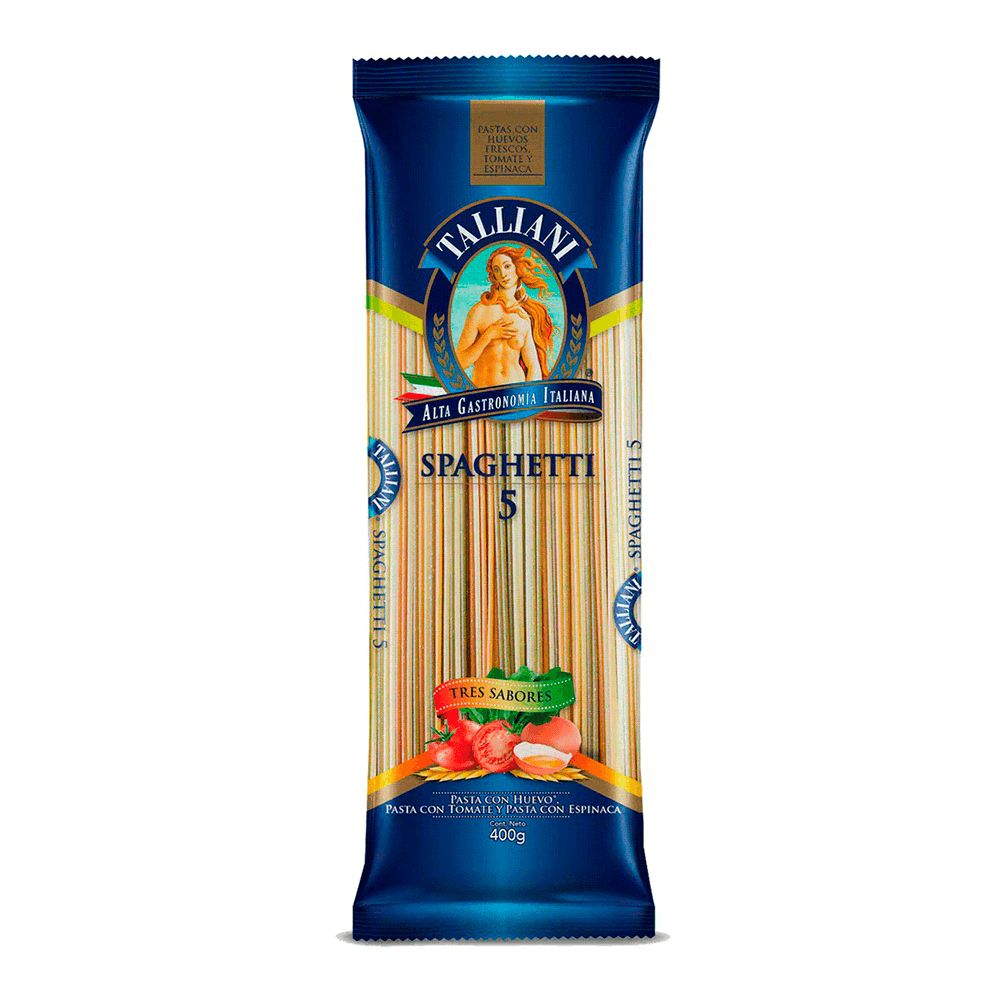 SPAGHETTI 3 SABORES 400 G - Dimak Online