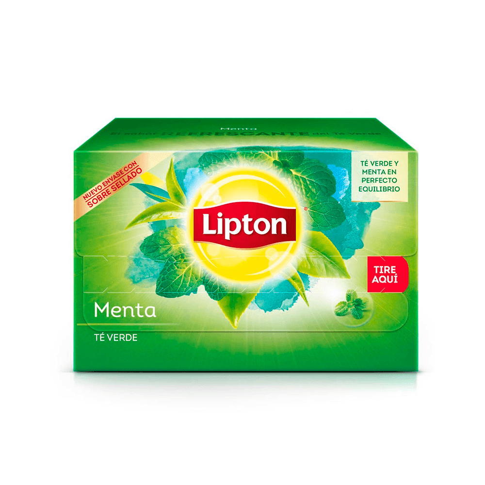 TÉ VERDE CON MENTA 20 BOLSITAS. - Dimak Online