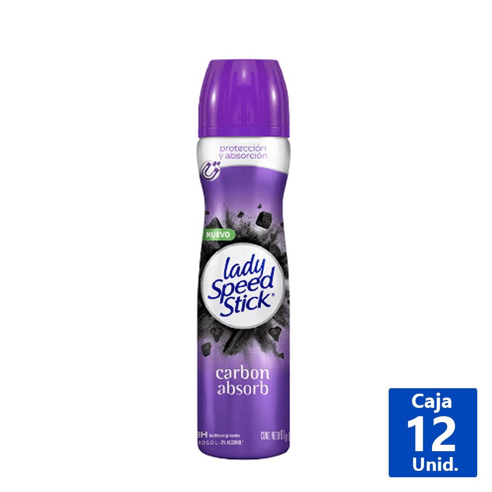 DESODORANTE CARBON ABSORB LADY SPEED 91G - Dimak Online