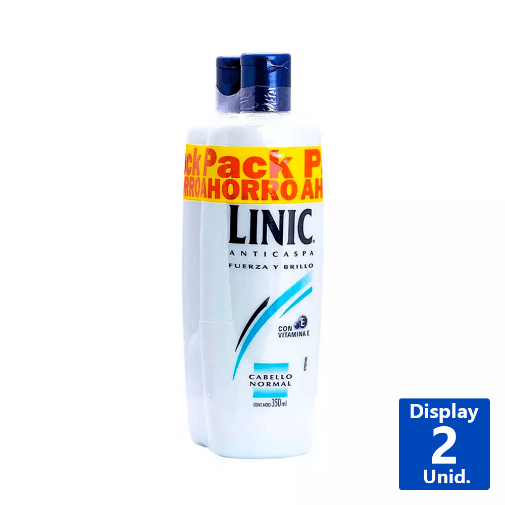 PACK 2UN SHAMPOO LINIC NORMAL 350 ML - Dimak Online