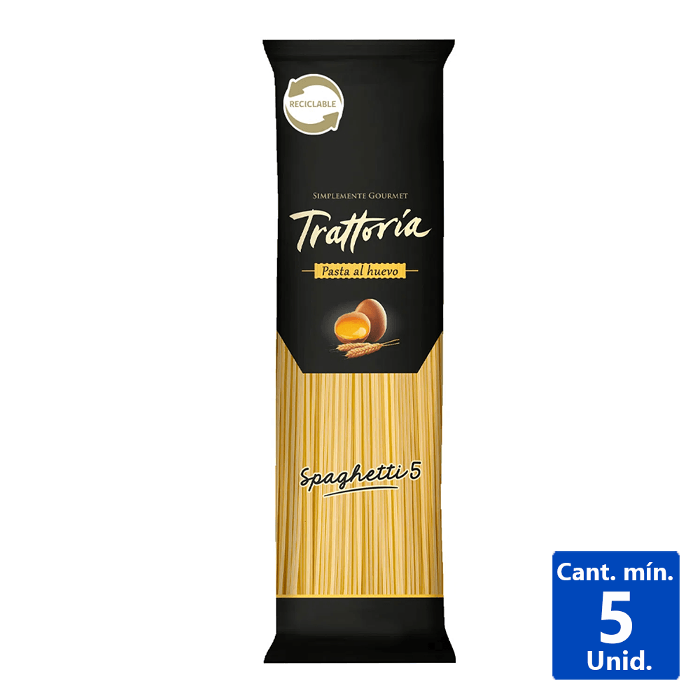 SPAGHETTI N°5 TRATTORIA 400 G - Dimak Online