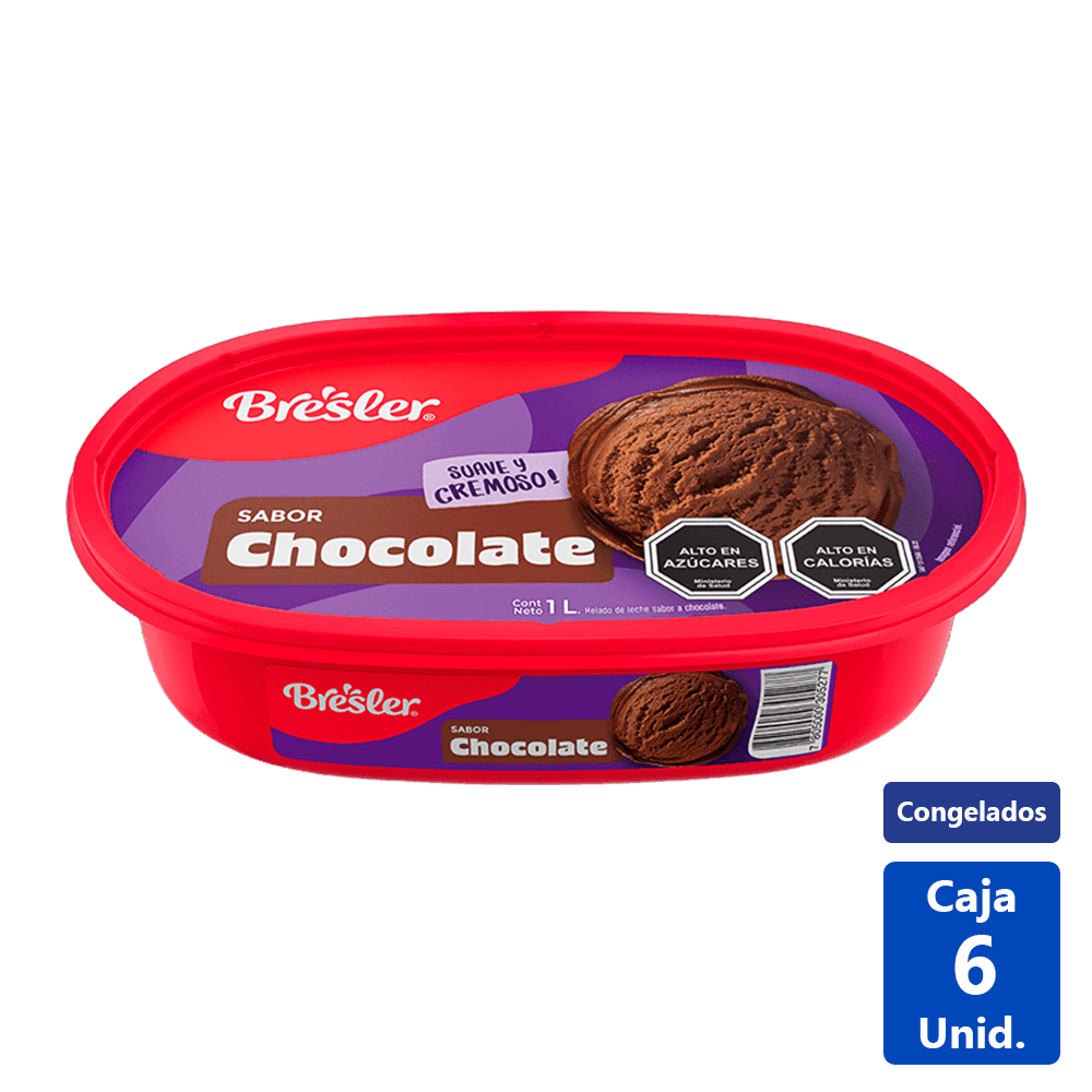 HELADO BRESLER CHOCOLATE POTE 1L - Dimak Online