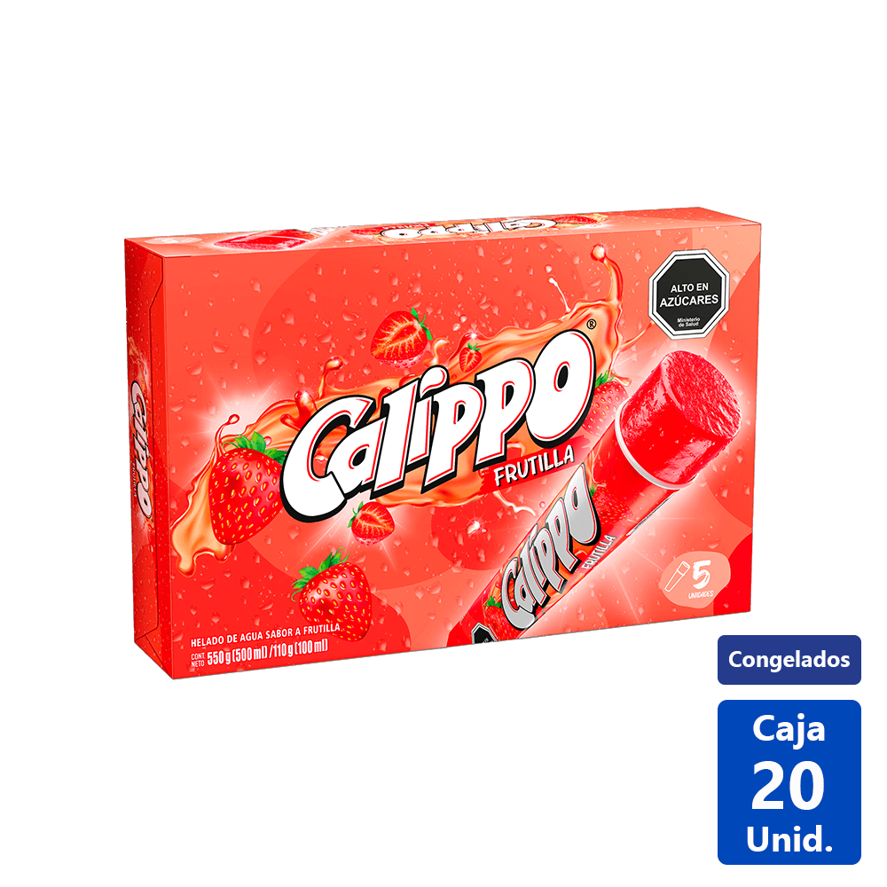 HELADO CALIPPO FRUTILLA 100ML - Dimak Online