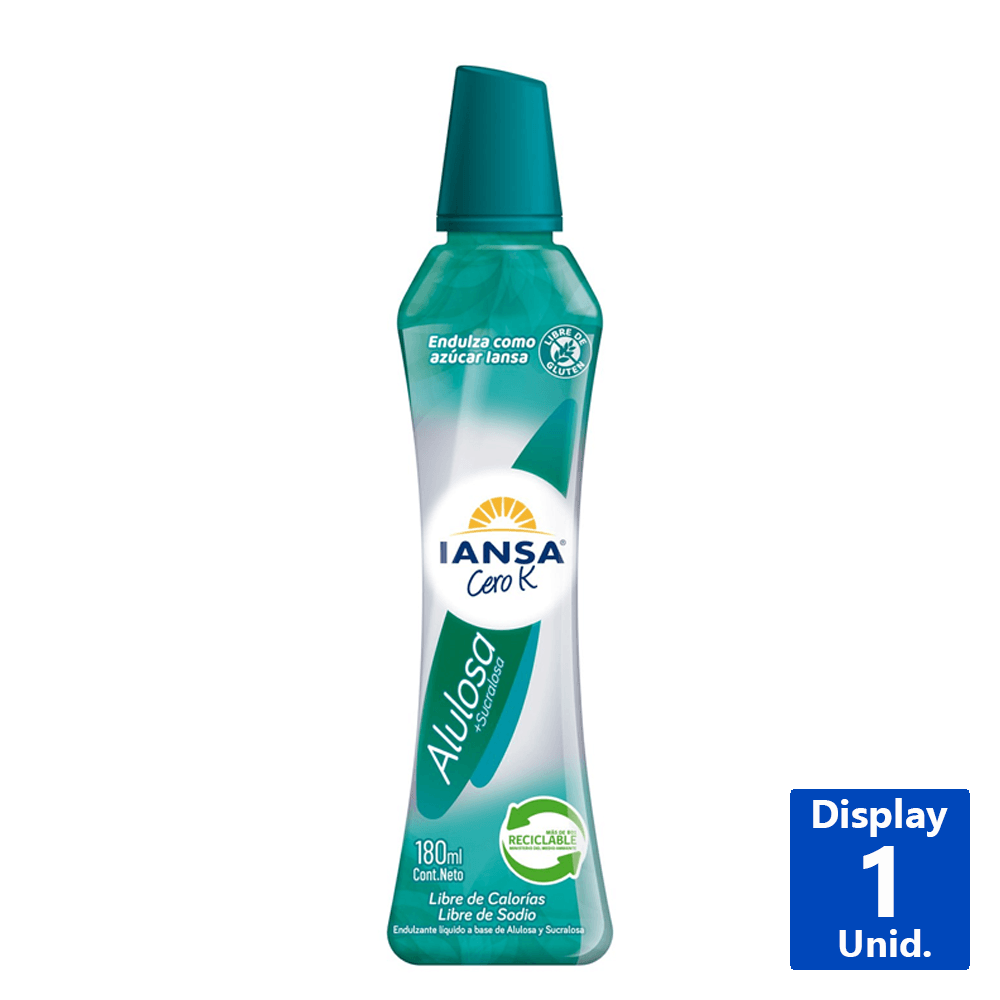 ENDULZANTE ALULOSA SUCRALOSA 4UN 180ML - Dimak Online