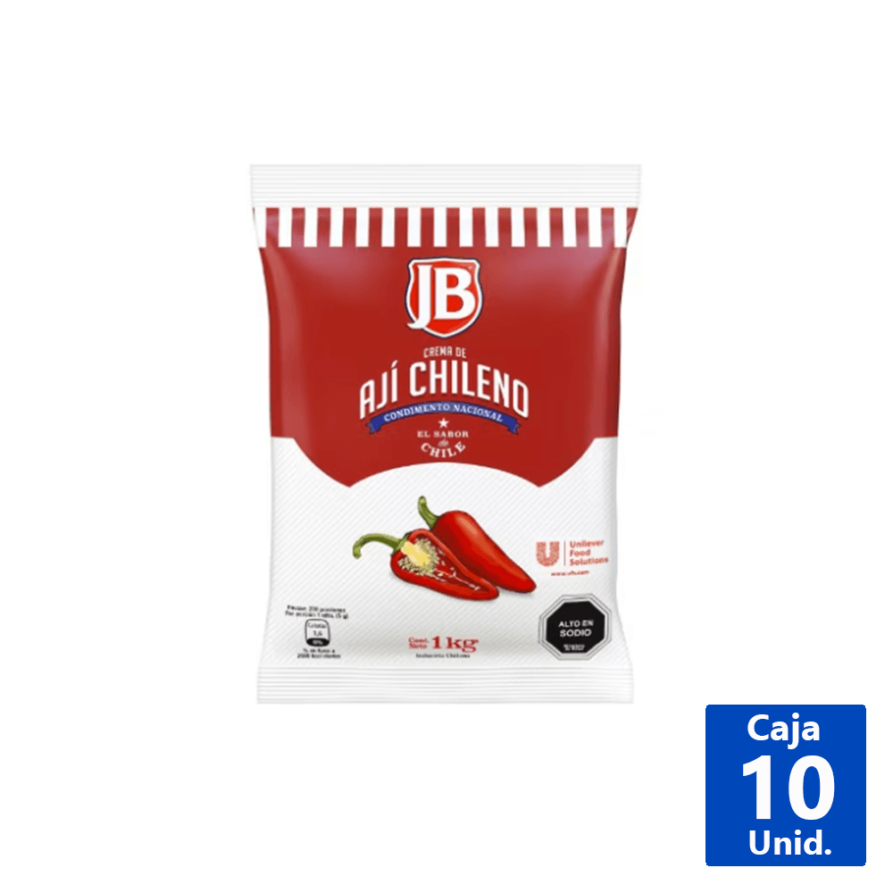 AJÍ CHILENO CREMA JB BOLSA 1 KG UFS - Dimak Online