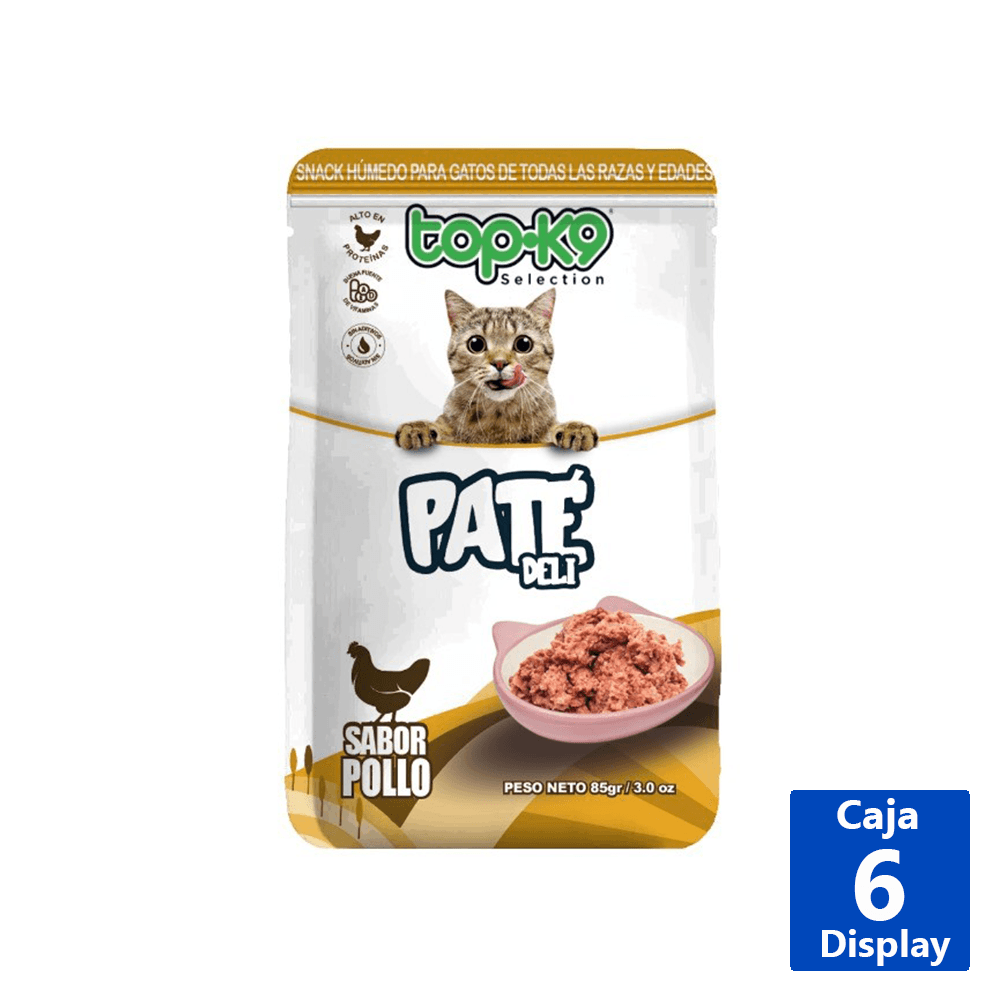SNACK PATE DELI PARA GATOS POLLO 85 GR - Dimak Online