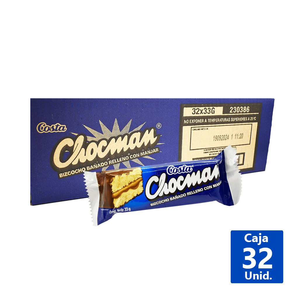 BIZCOCHO CHOCMAN 33 G - Dimak Online