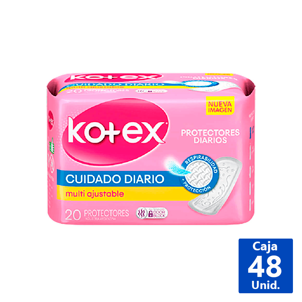 PROTECTOR DIARIO KOTEX 20 UN. - Dimak Online