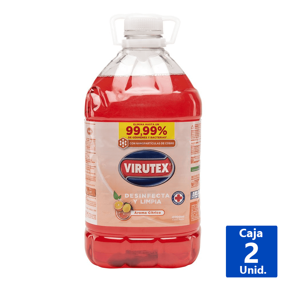LIMP. VIRUTEX PISO CITRICO 4LT - Dimak Online