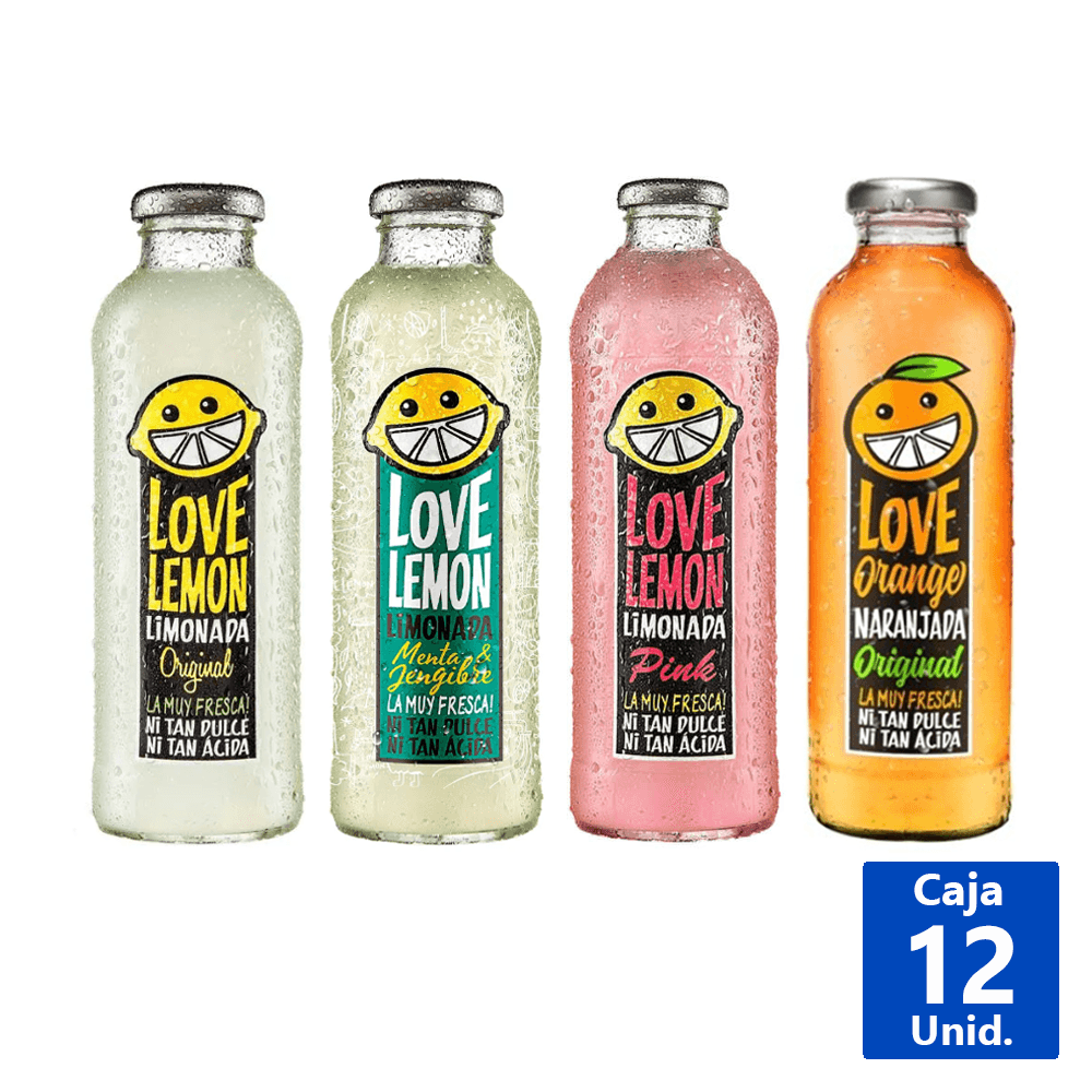 CAJA MIXTA LIMONADA LOVE LEMON 475 ML - Dimak Online