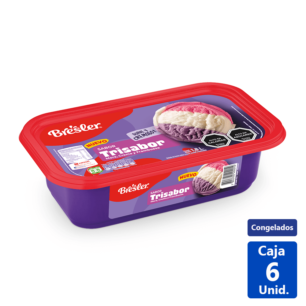 HELADO MORA CREMA FRAMBUESA 1.8 L - Dimak Online